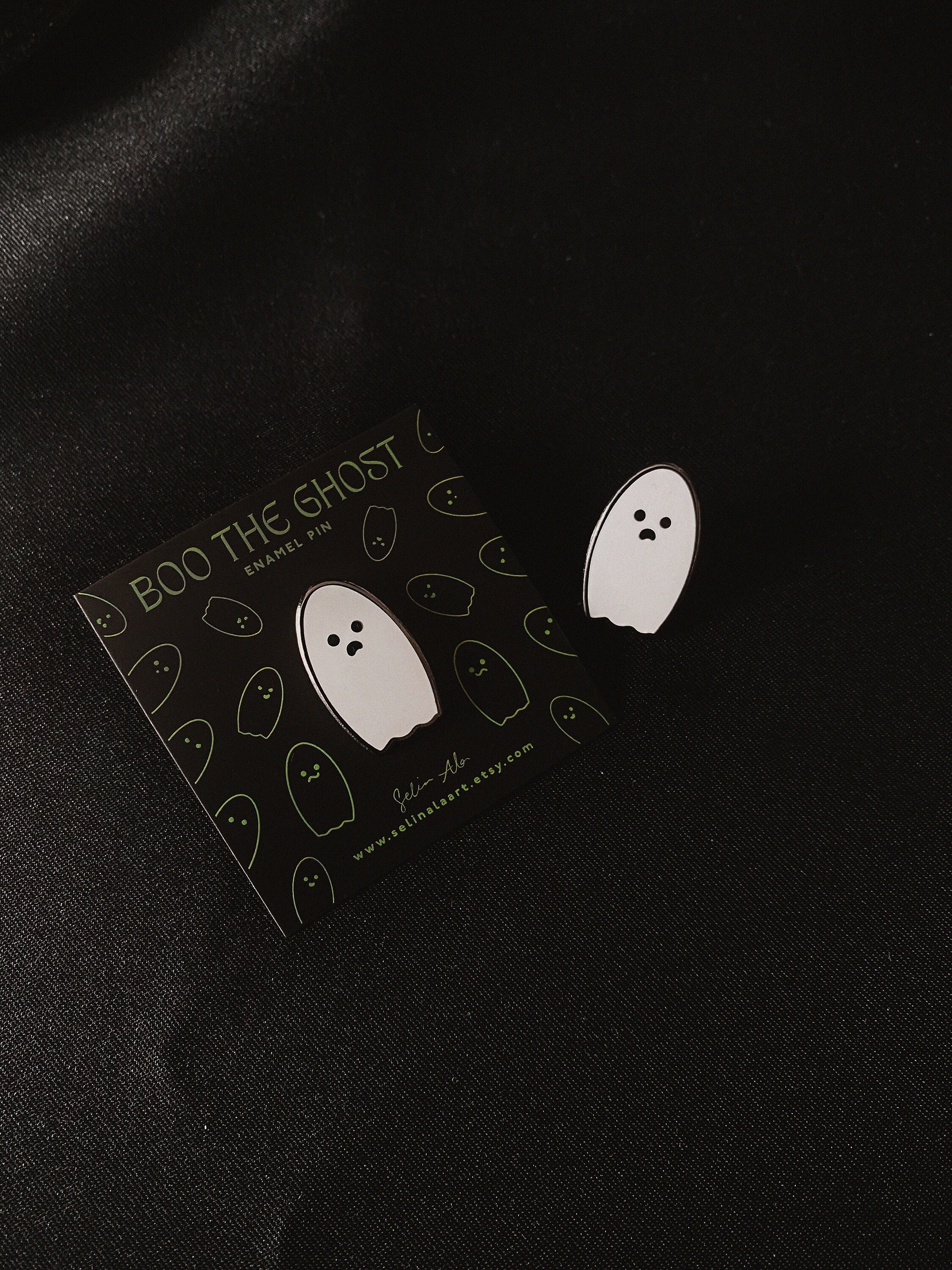 Halloween Boo the Ghost Enamel Mini Pin - Etsy