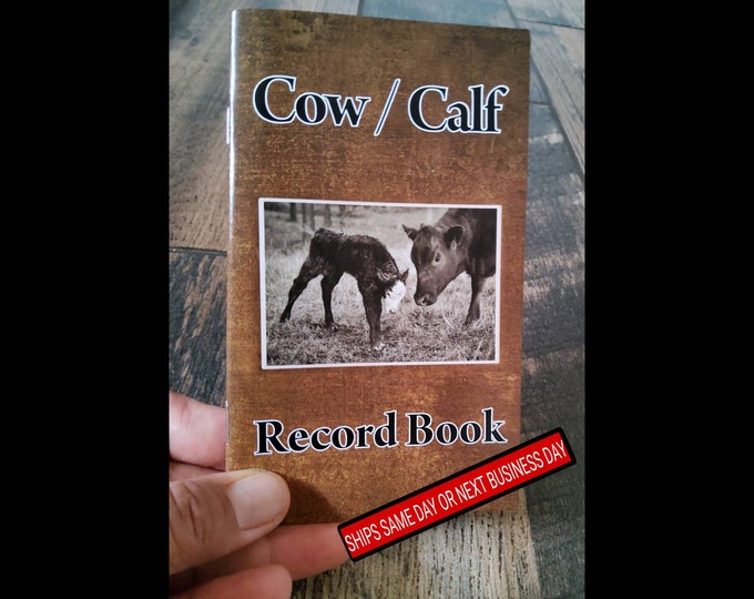Cattle Record Book Cow Calf Log Books Cattle Log Books Farm Management Calving Log Book - Etsy