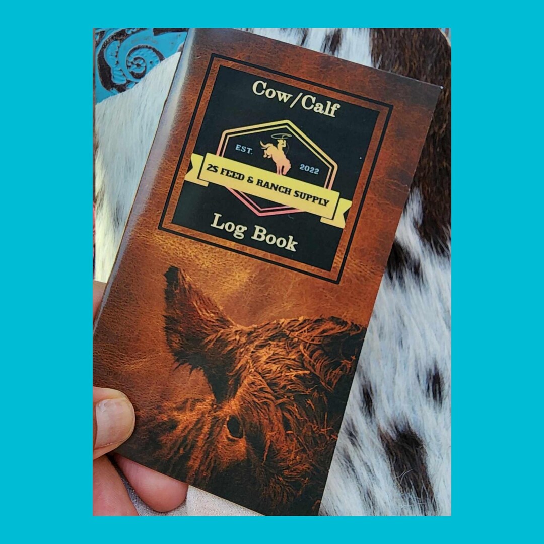 PERSONALIZED CATTLE Log Books Log 352 Cow Calf Pairs Farm Management - Etsy