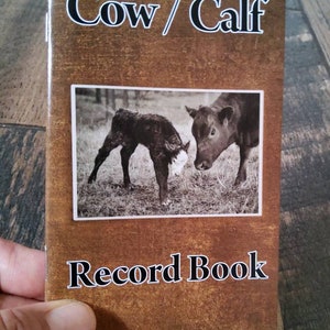 Cattle Record Book Cow Calf Log Books Cattle Log Books Farm Management ...