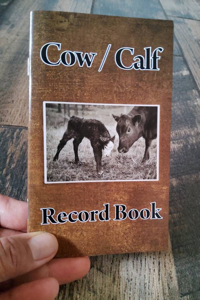Cattle Record Book Cow Calf Log Books Cattle Log Books Farm Management Calving Log Book - Etsy
