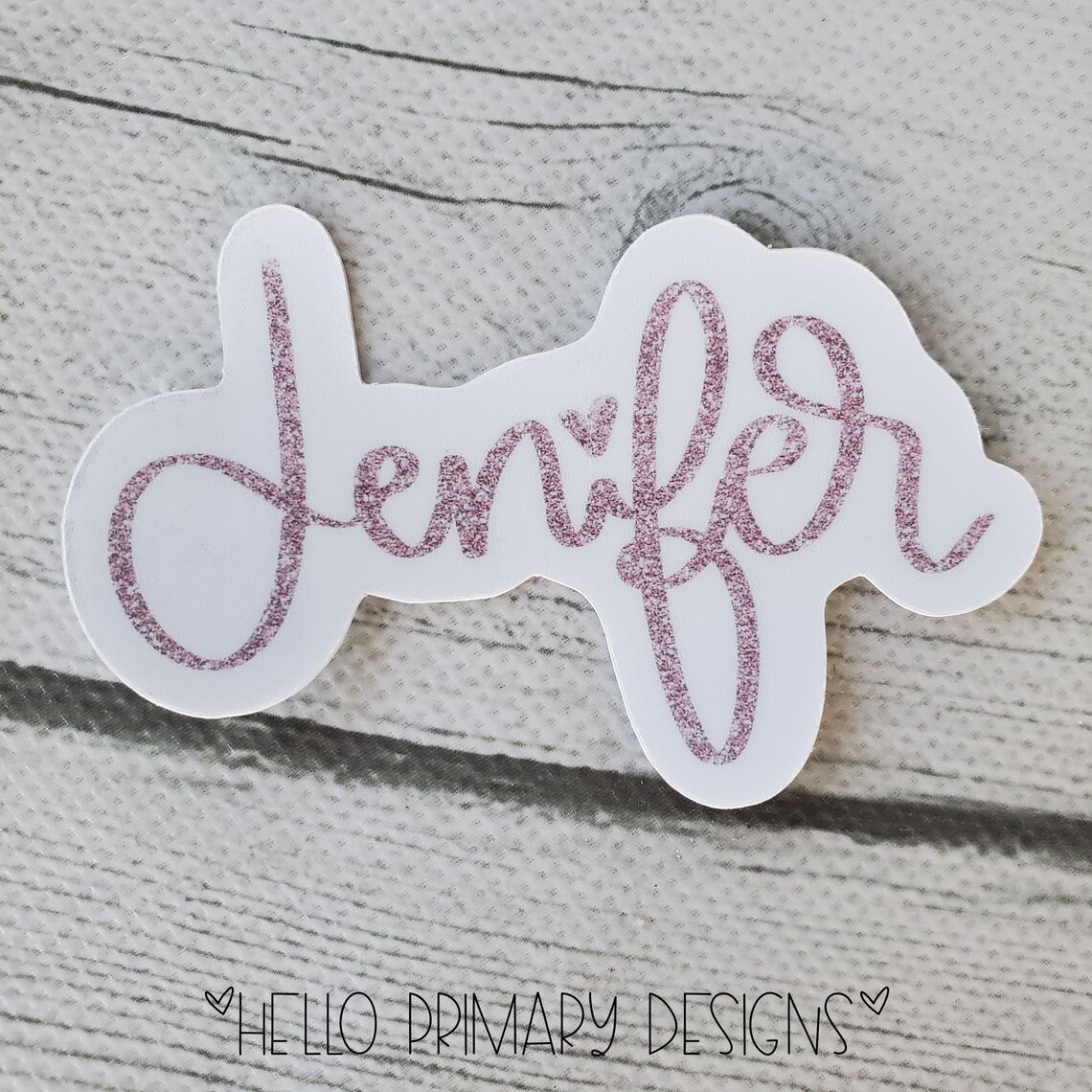 Custom Name/ Waterproof Name Sticker - Etsy