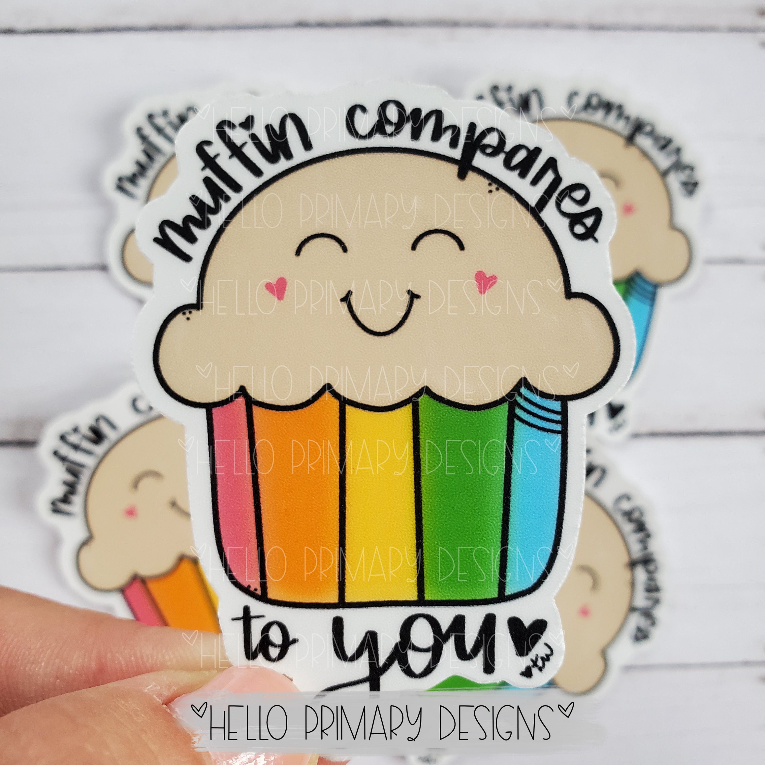 Muffin Compares to You! Vinyl Sticker - Etsy UK