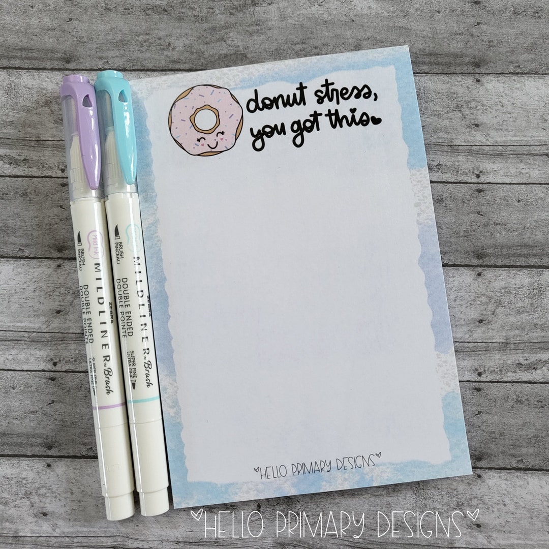 Donut Stress Memo Notepad - Etsy