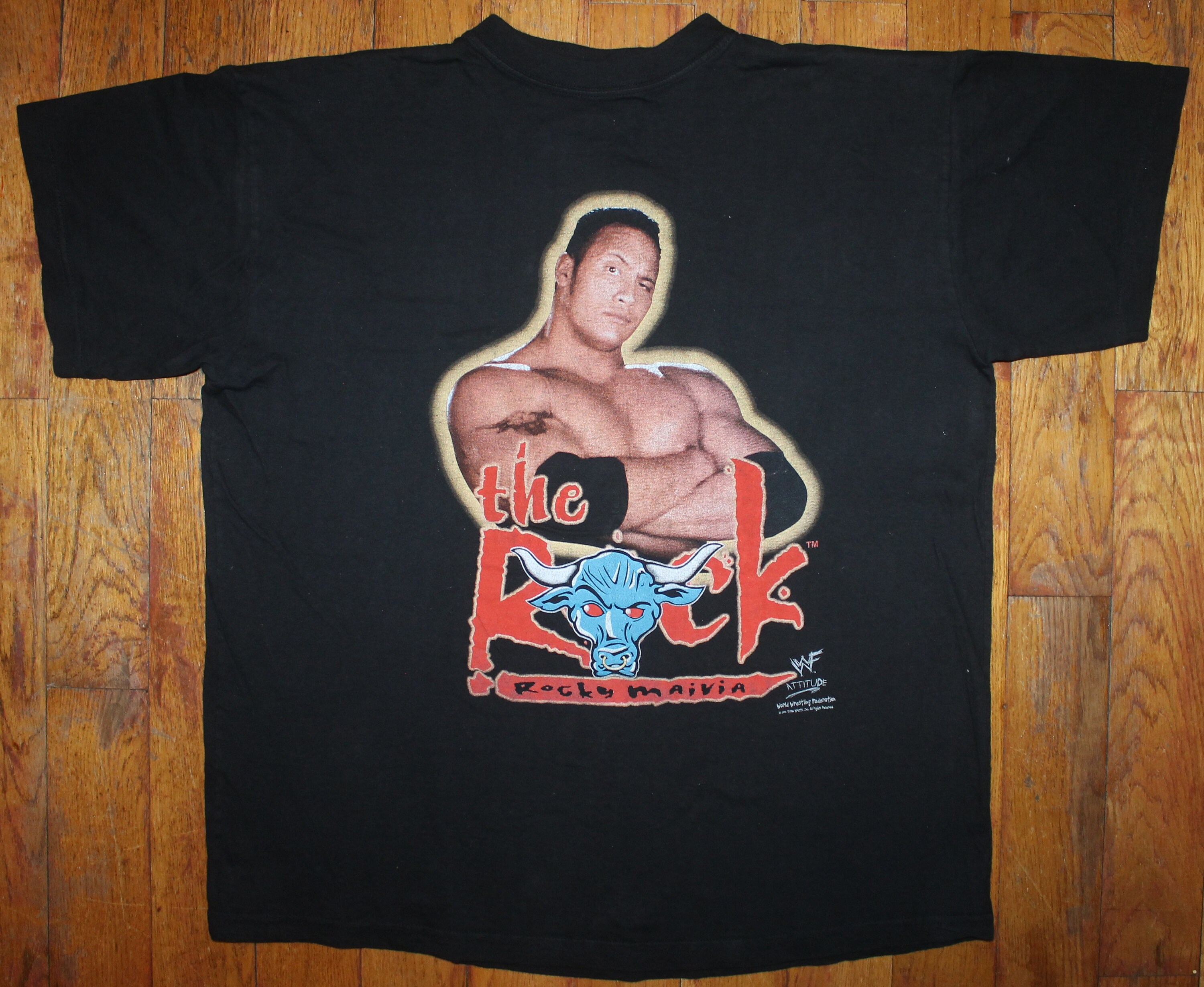 Vintage 1998 WWF the Rock rocky Maivia Shirt - Etsy