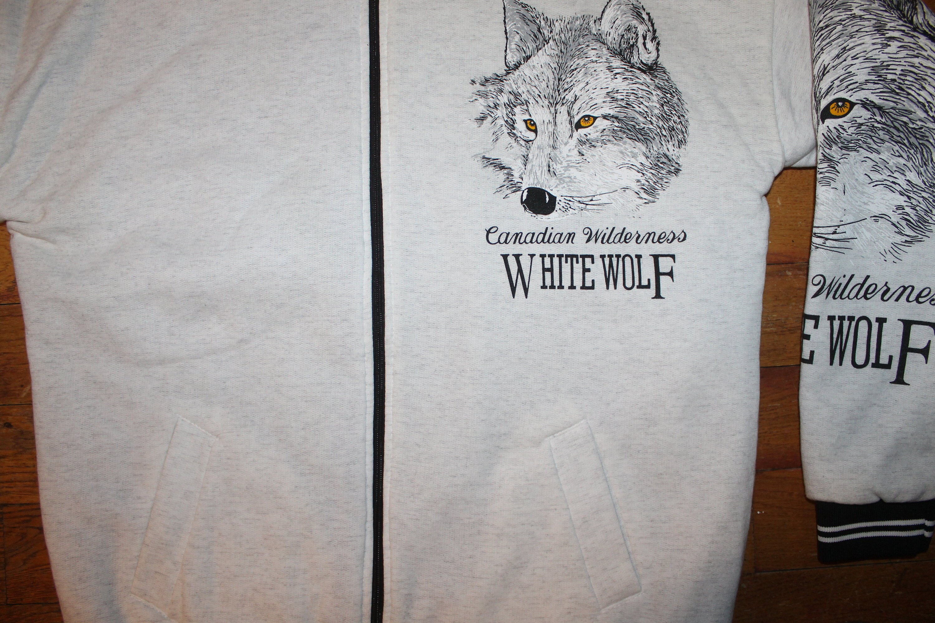 BNWOT Vintage 90s Canadian White Wolf Jacket Bandana - Etsy