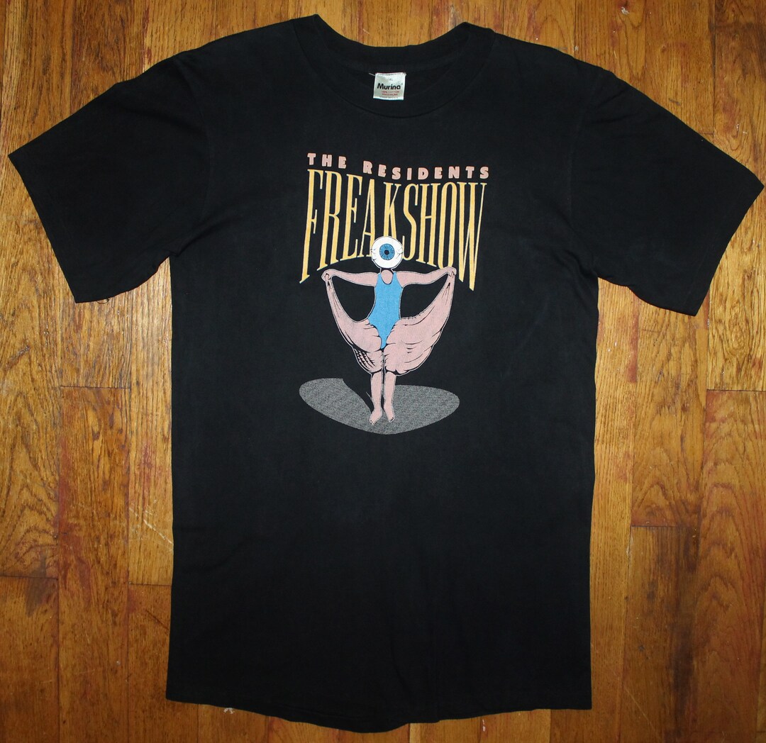 Vintage 1990 the Residents Freak Show Album Promo Shirt - Etsy