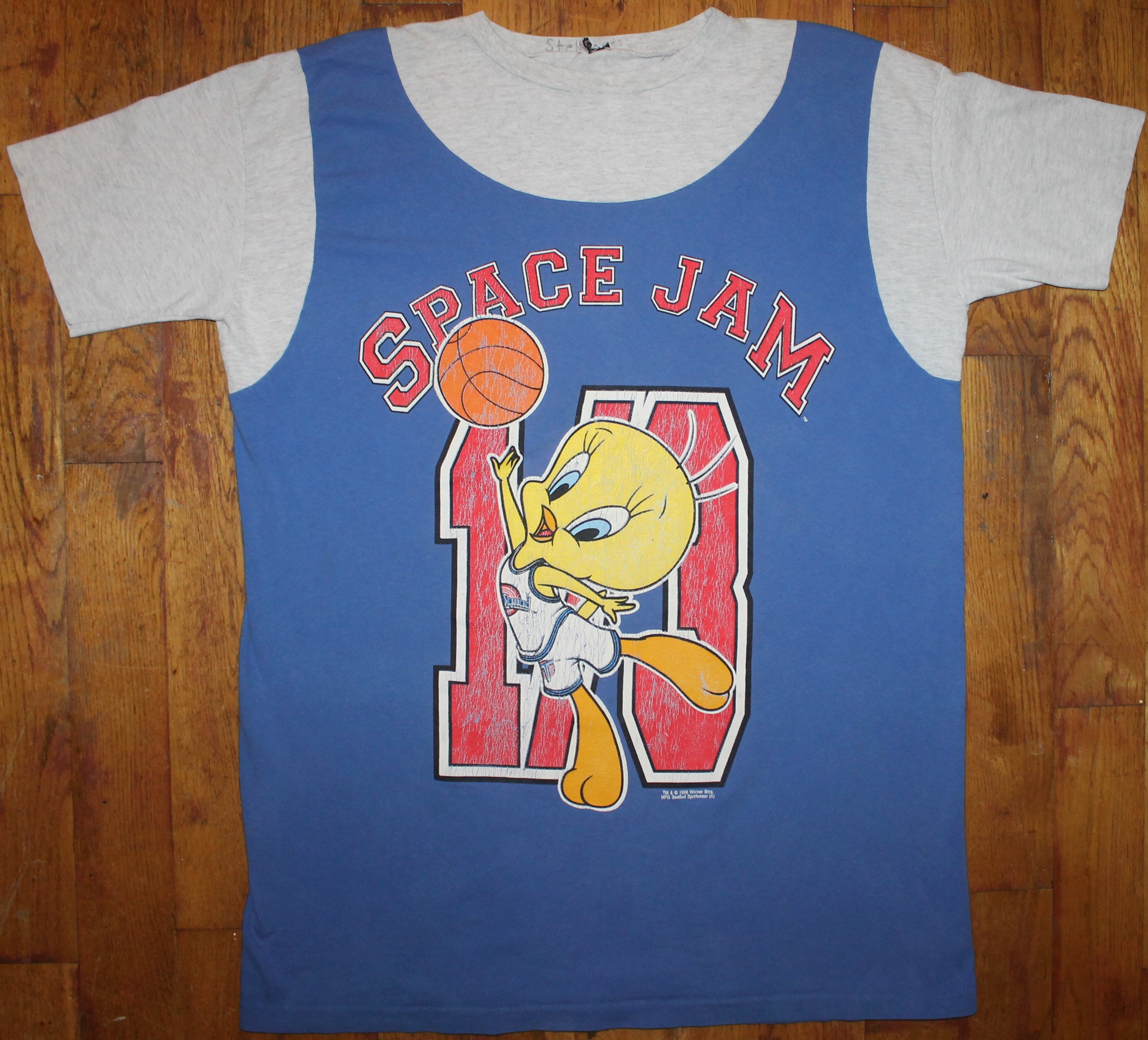 Vintage 1996 Space Jam 13 Tweety Bird Shirt - Etsy UK