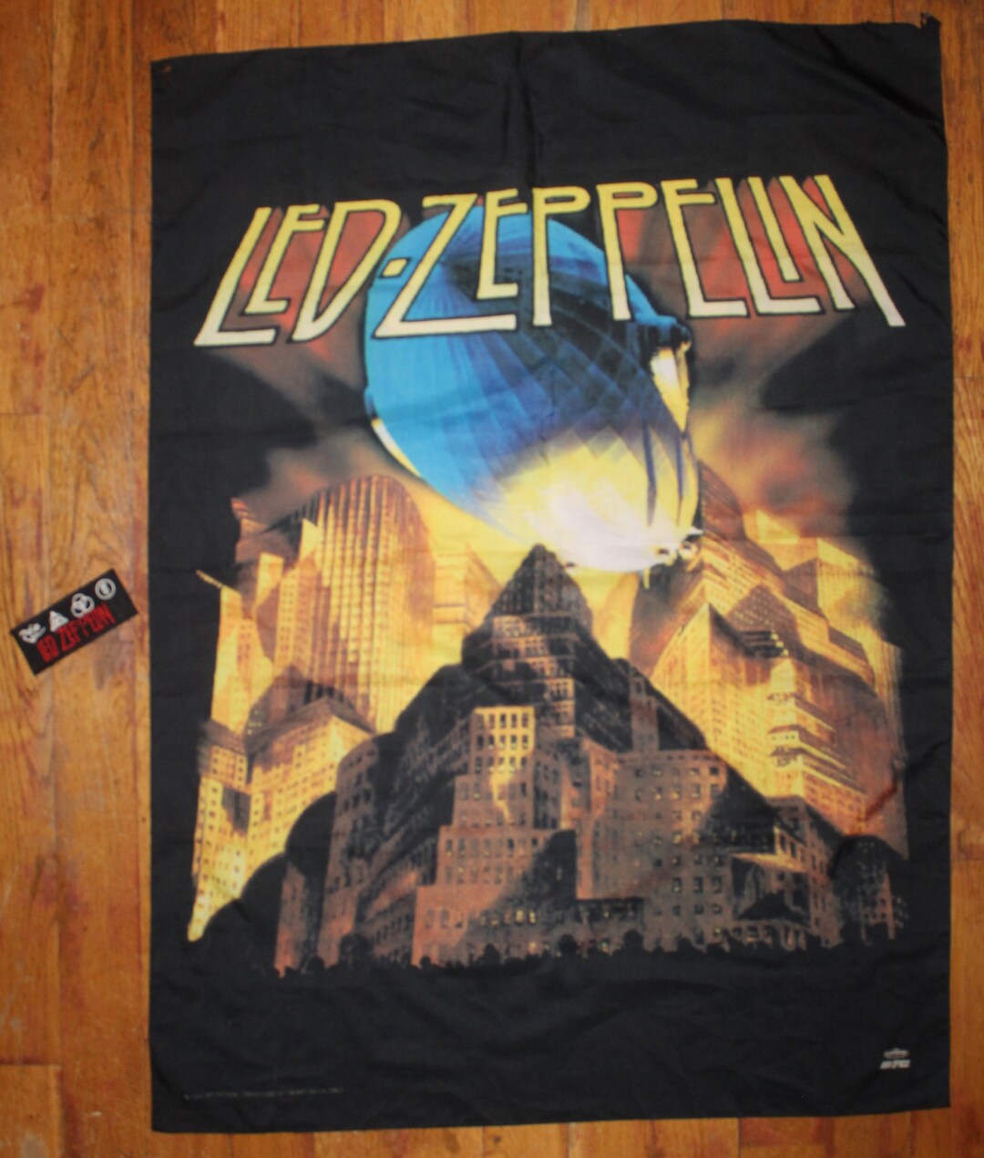 Vintage 1997 Led Zeppelin Poster/banner ZOSO Patch - Etsy