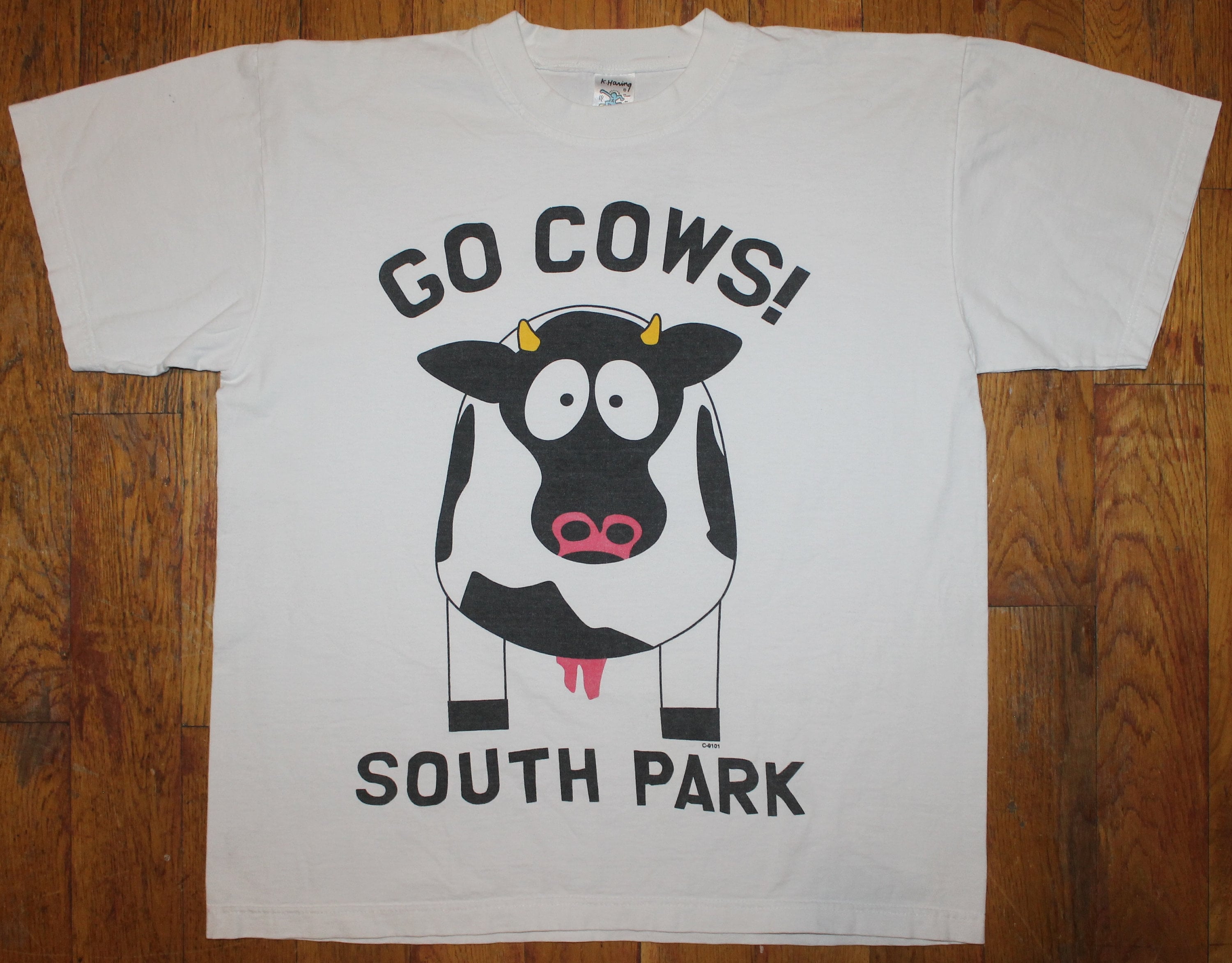 Vintage South Park go Cow Shirt 1999 Bigger, Longer, Uncut Movie VHS ...