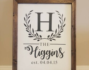 Farmhouse monogram | Etsy