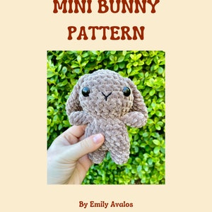 Mini Bunny Crochet Pattern - Etsy