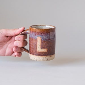 Handmade Custom Initial Mug | Personalised Pottery Mug [made to Order ...