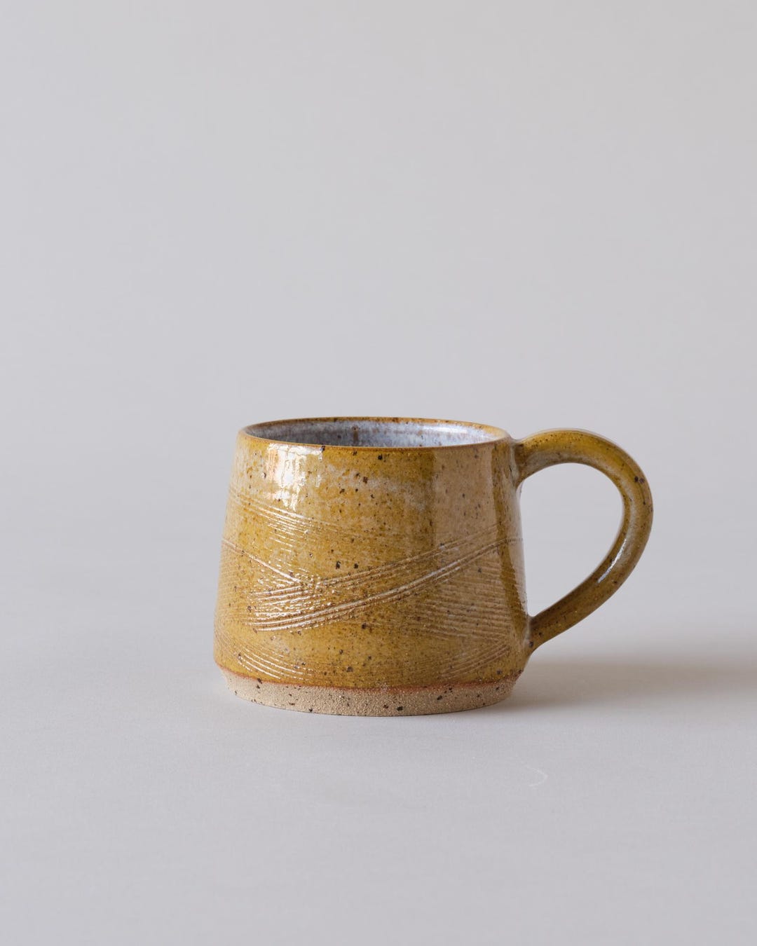 Handmade Ceramic Wave Design Mug, Unique Pottery Coffee Mug Gift - Etsy
