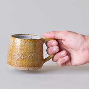 Handmade Ceramic Wave Design Mug, Unique Pottery Coffee Mug Gift - Etsy