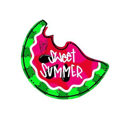 Watermelon Door Hanger Template Watermelon Door Template Etsy