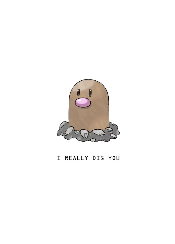 Pokemon Diglett Card