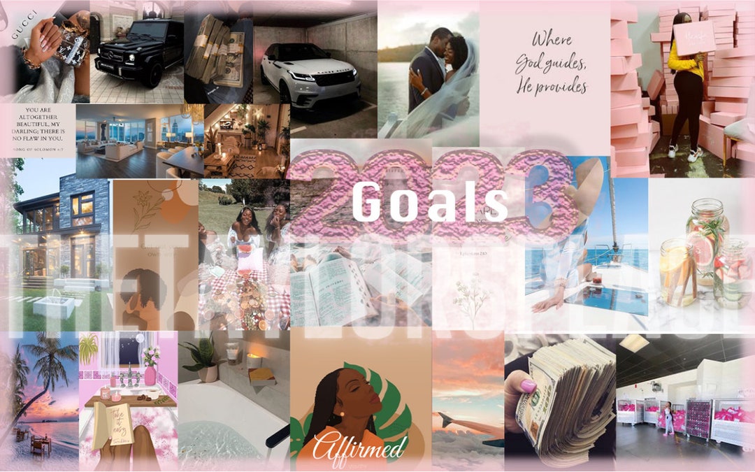 Level up Vision Board L 2023 Vision Board - Etsy