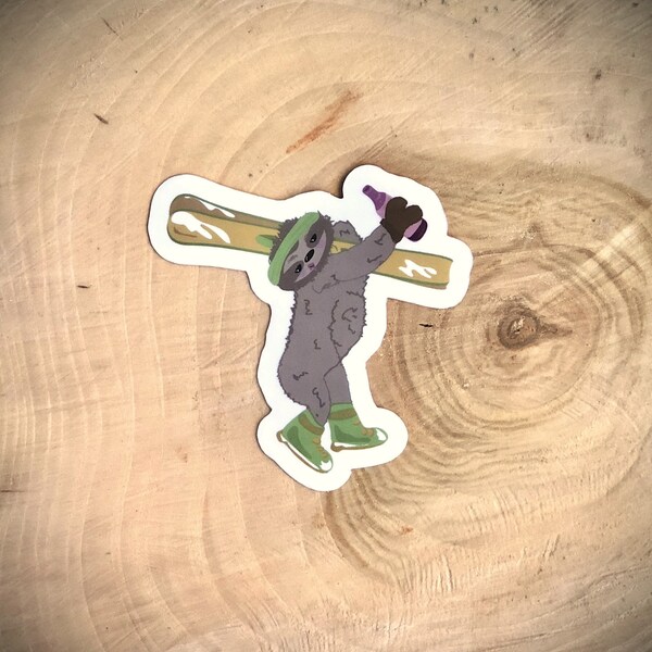 Sloth Sticker - Etsy
