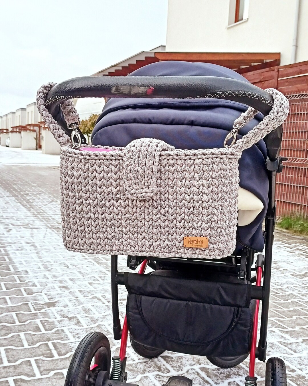 LEA M Stroller Organizer, Diaper Bag Latte, Kinderwagen Organizer ...