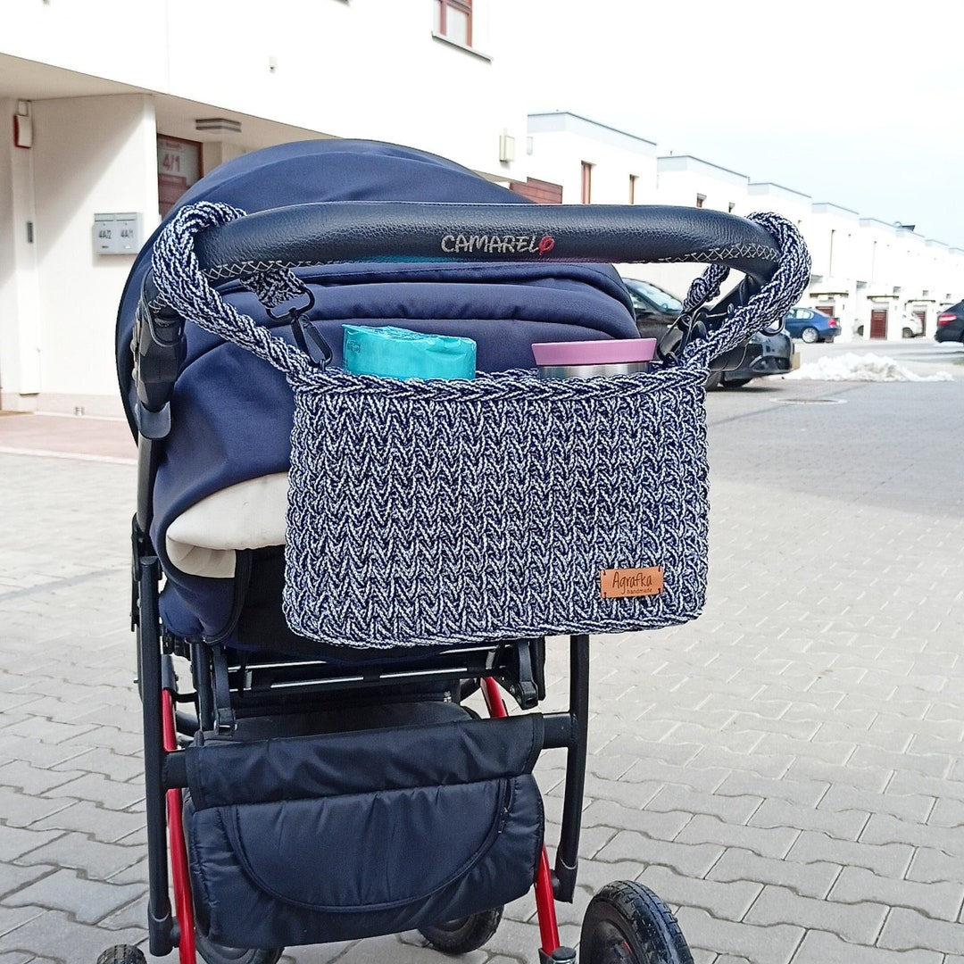 LEA S Stroller Organizer, Buggy Organizer Black&white, Kinderwagen ...