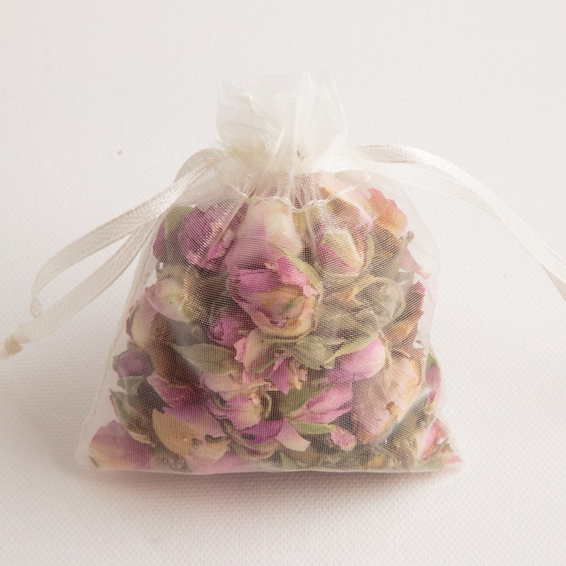 Scented Sachet With Pleasant Rose Scent and Scented Pink Rose Buds and ...