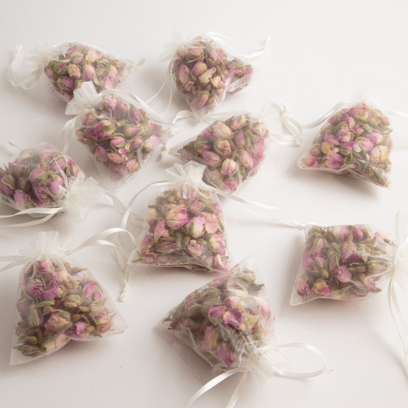 Scented Sachet With Pleasant Rose Scent and Scented Pink Rose Buds and ...