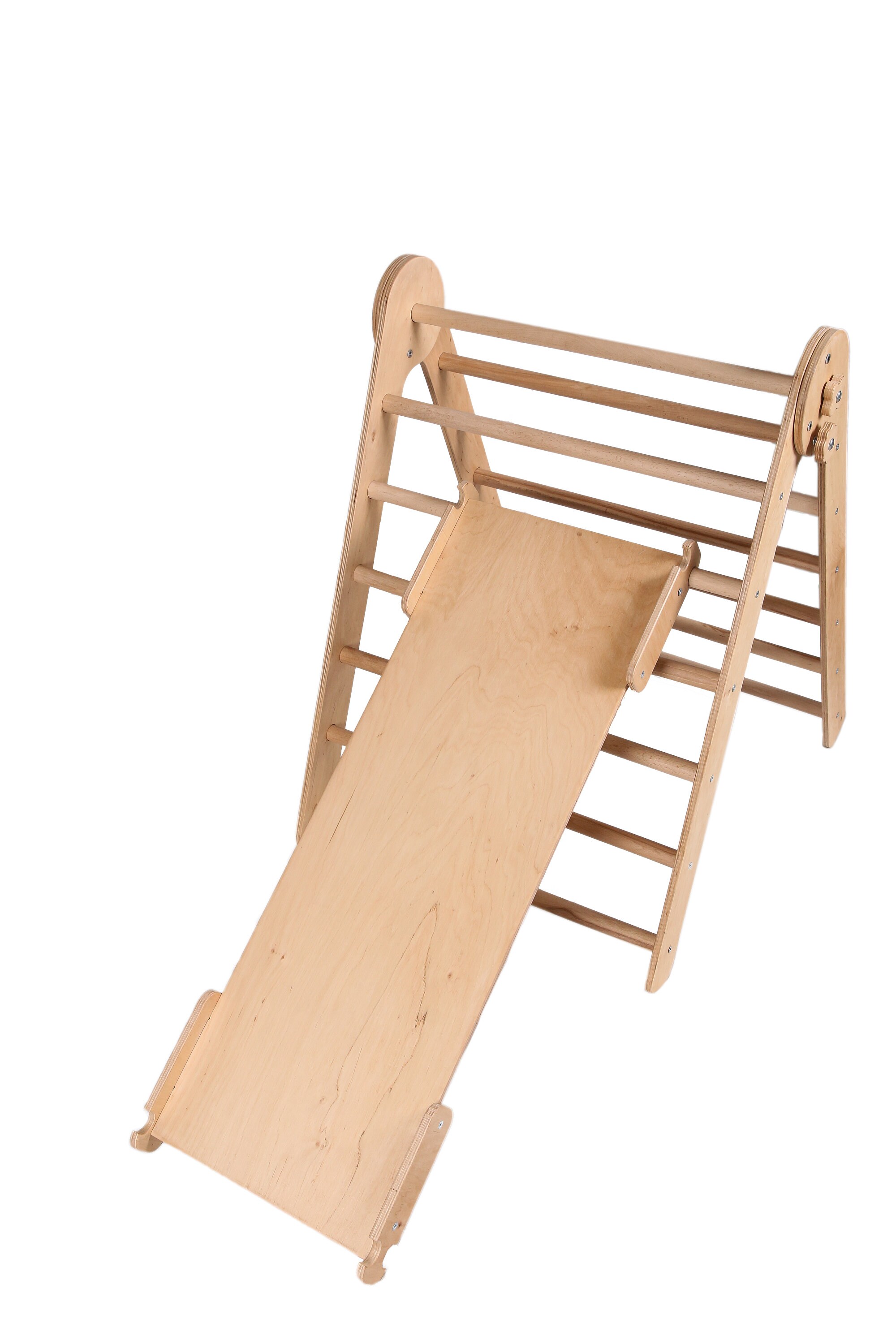 Set 2 in 1: Triangle Climber and Standard Montessori Slide - Etsy