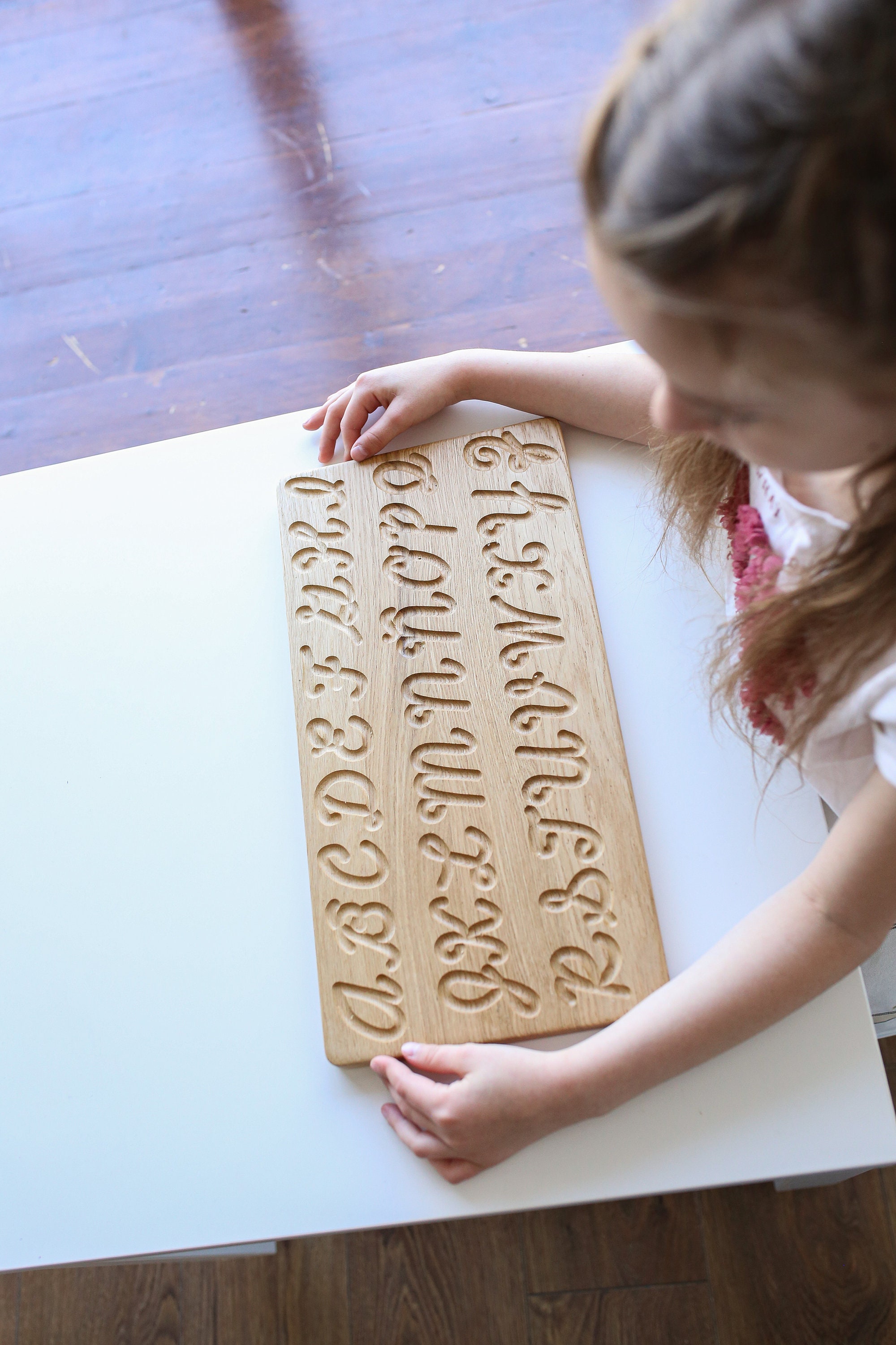 ABC Alphabet Double Sided Board, Calligraphy Board, Preschool ...