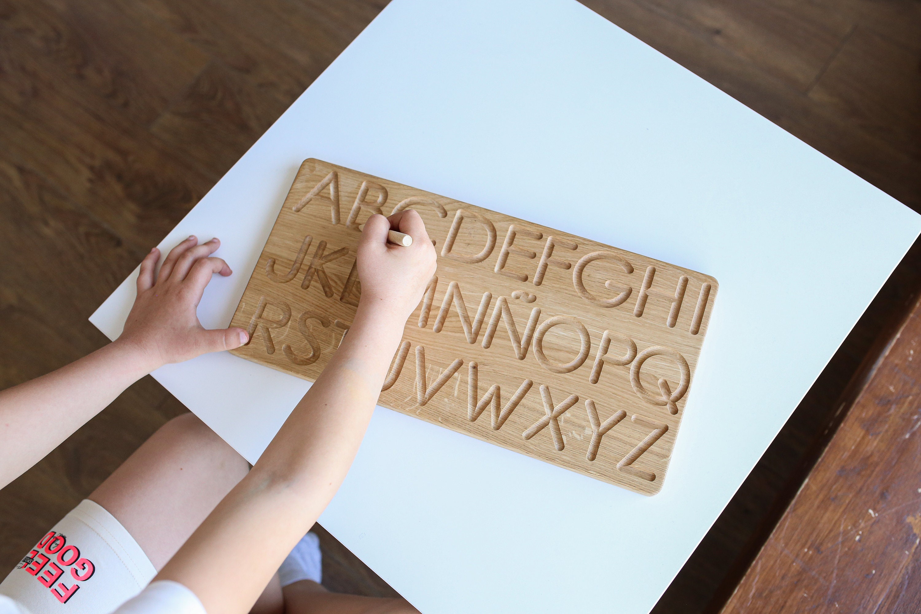 ABC Alphabet Learning Board, Alphabet Tracing Board With Cursive ...