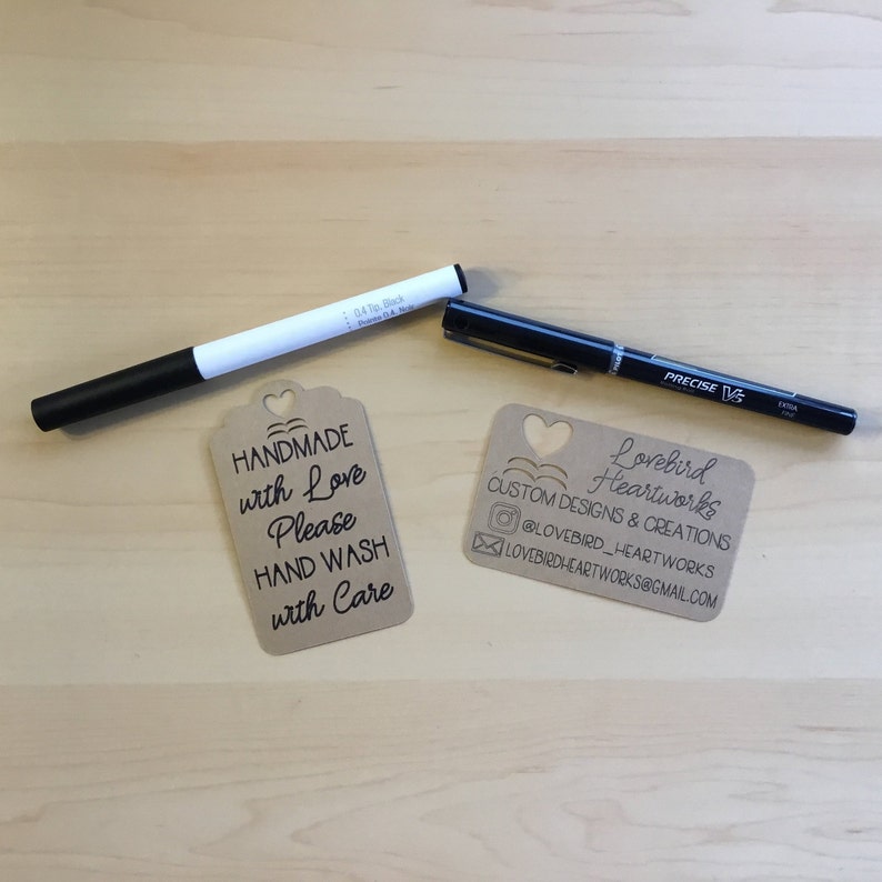 DIY Business Cards & Gift Tag Templates - Bonus Social Media Icons ...
