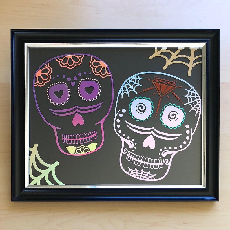 Sugar Skull SVG/PNG Bundle With 25+ Mix & Match Features, Digital Files ...