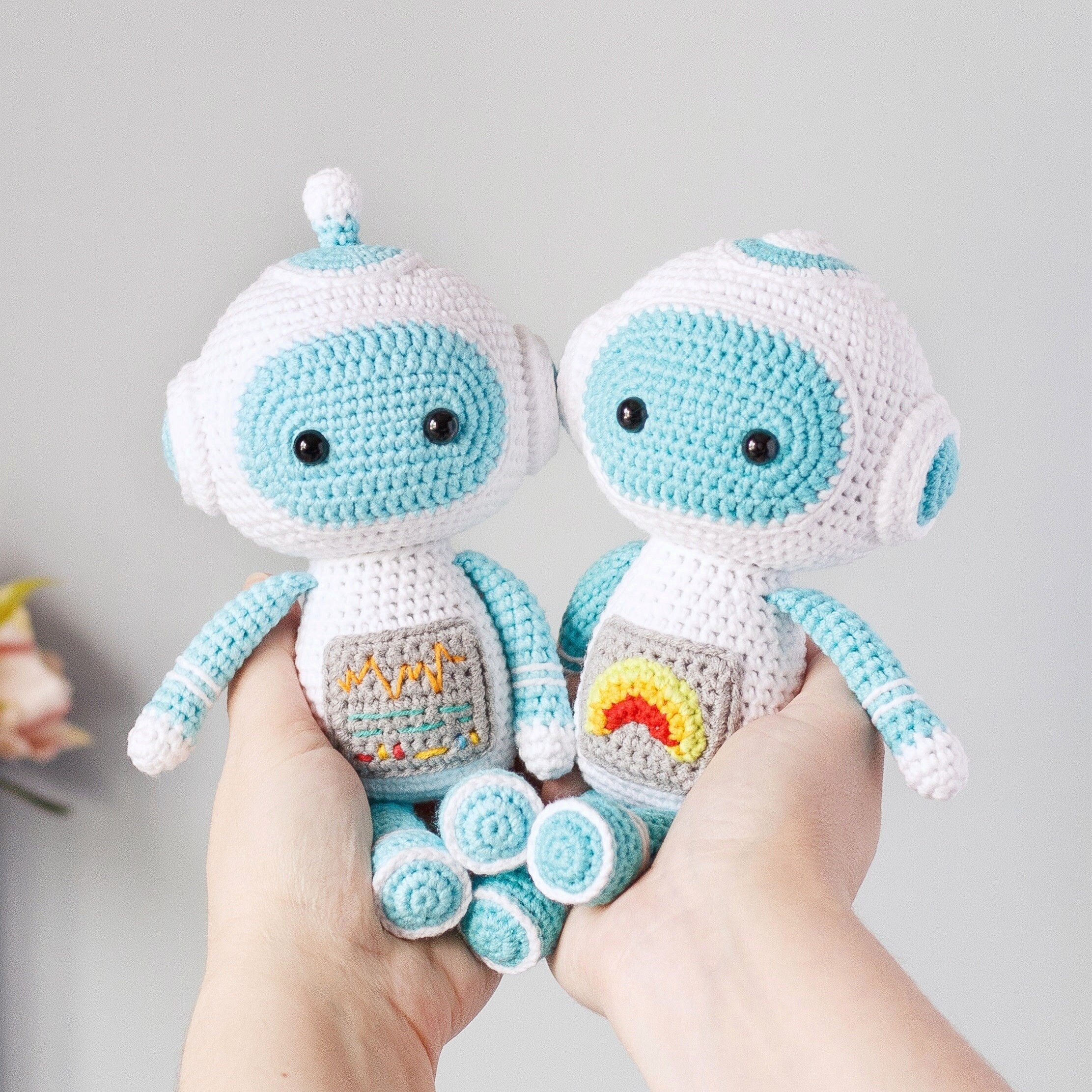 Crochet Baby Robot PATTERN amigurumi robot doll PDF tutorial | Etsy Crochet Baby Robot PATTERN amigurumi robot doll PDF tutorial | Etsy