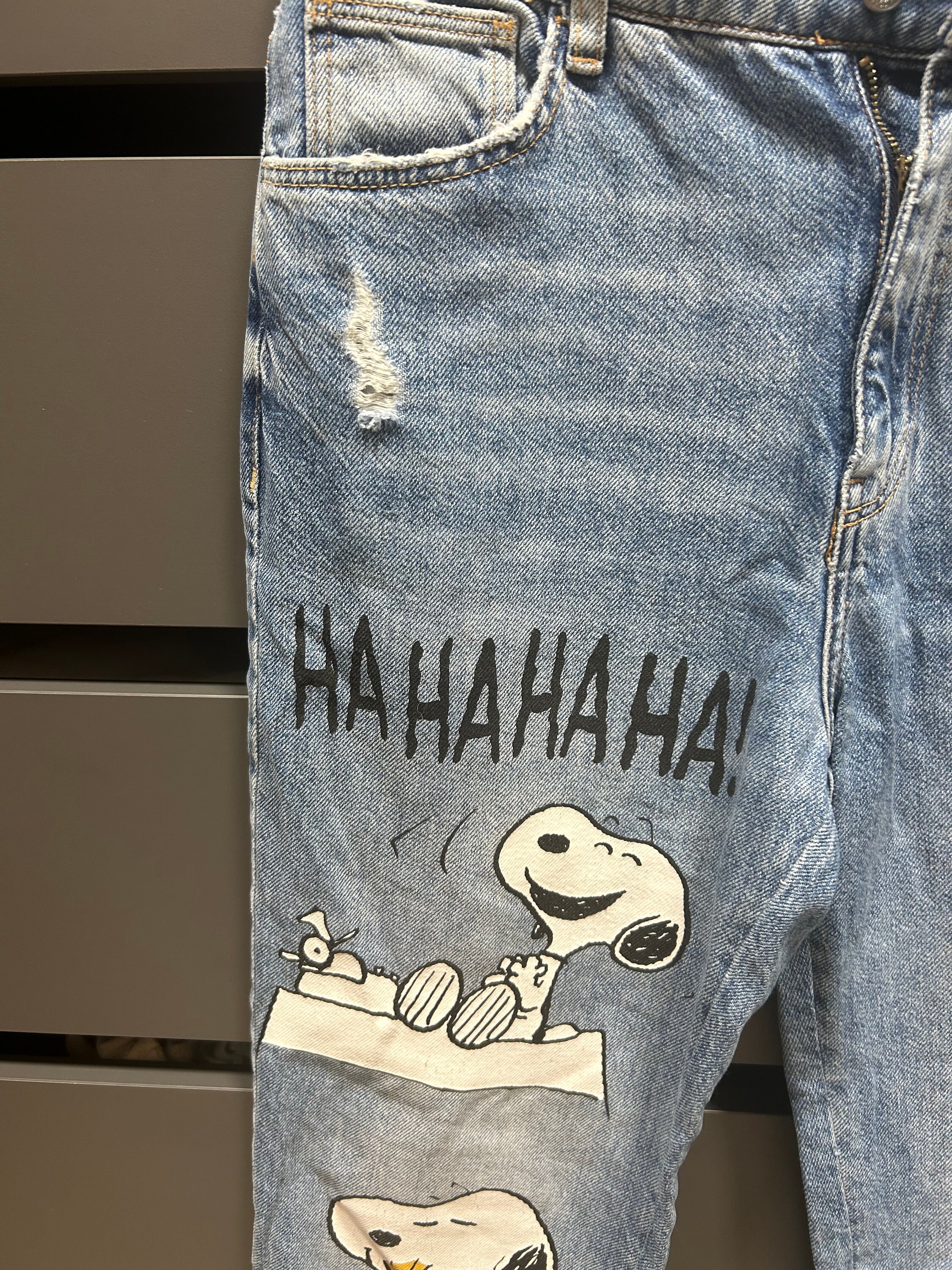 Vintage Snoopy Ladies Denim Trousers, Ladies Jeans - Etsy