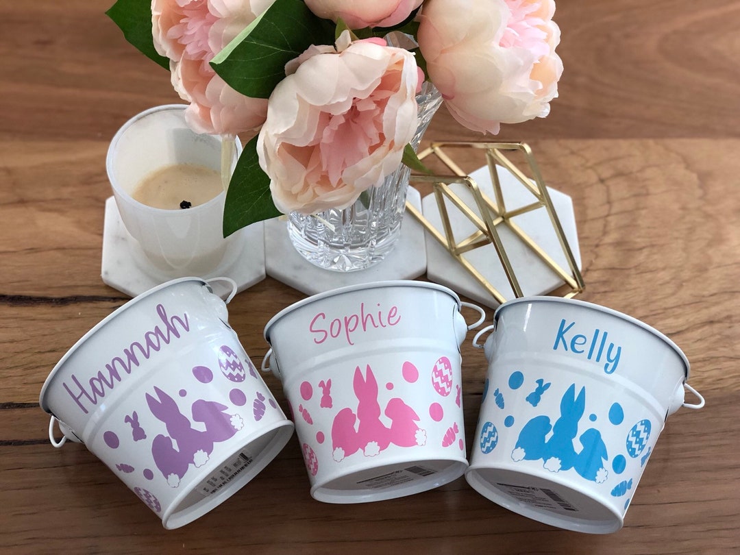 Personalised Easter Bucket Easter Hunt Bucket - Etsy