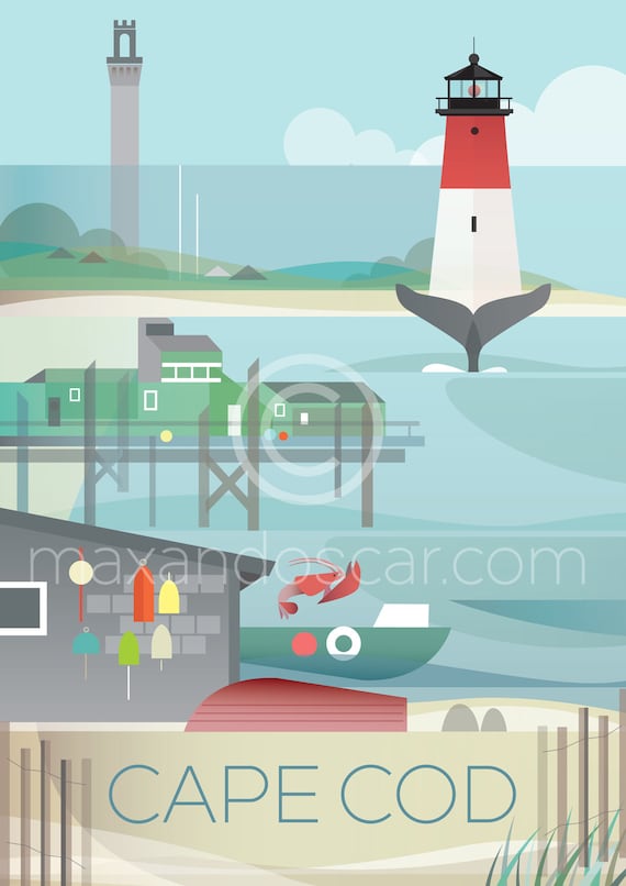 Impression de Cape Cod | Etsy