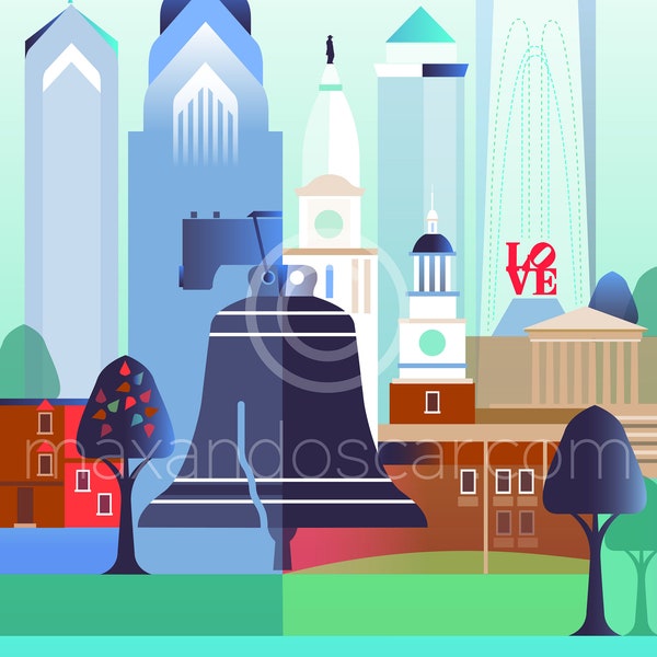 Philadelphia Puzzle - Etsy