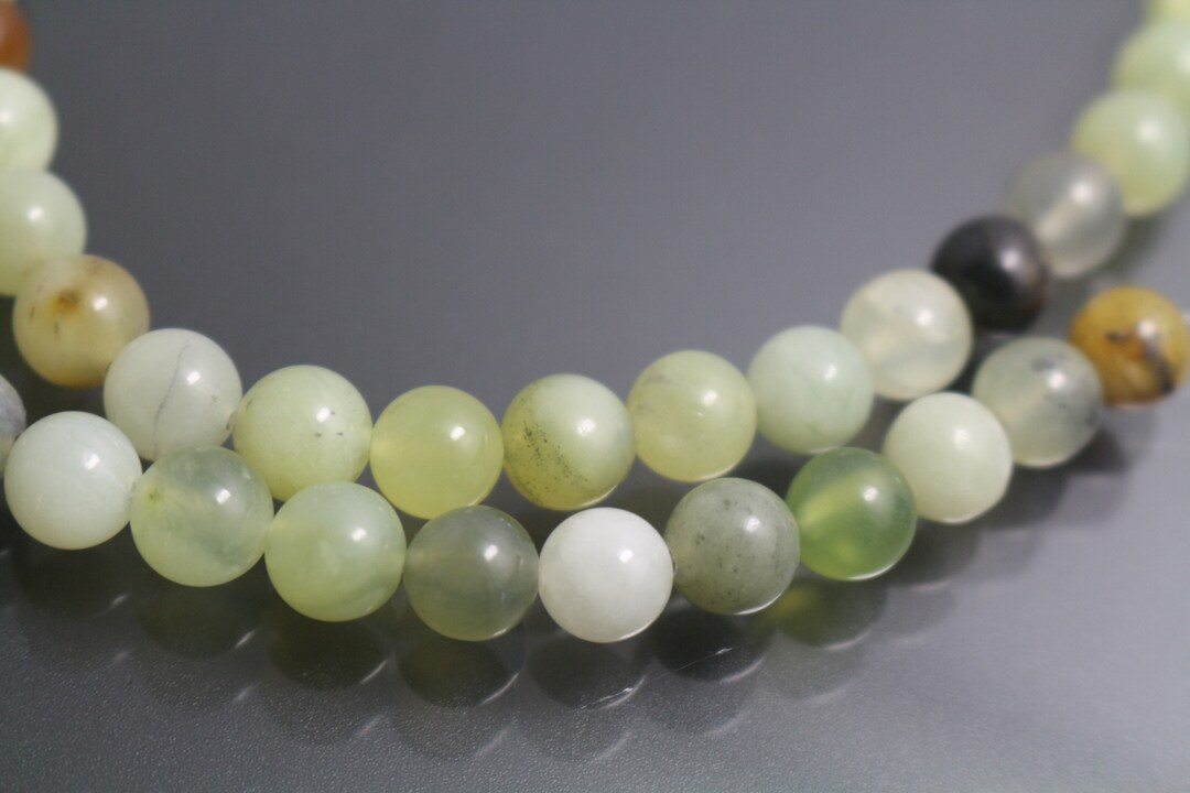 Natural Xiuyan Jade Smooth Round Beads 6mm 8mm 10mm 12mm - Etsy
