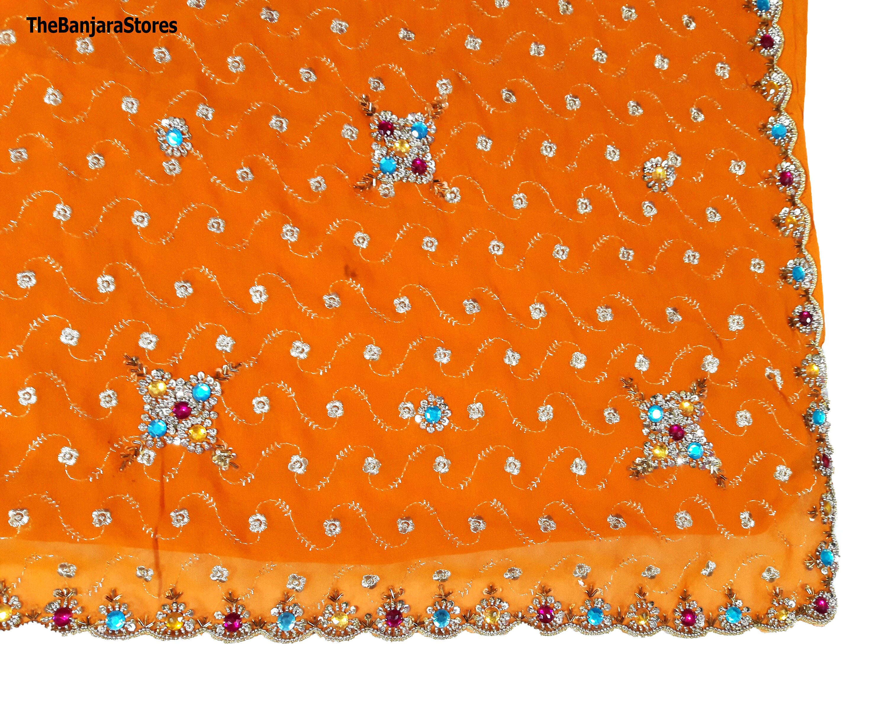 Vintage Indian Saree Sari Weaving Woven Very Beautiful Colorfull ...