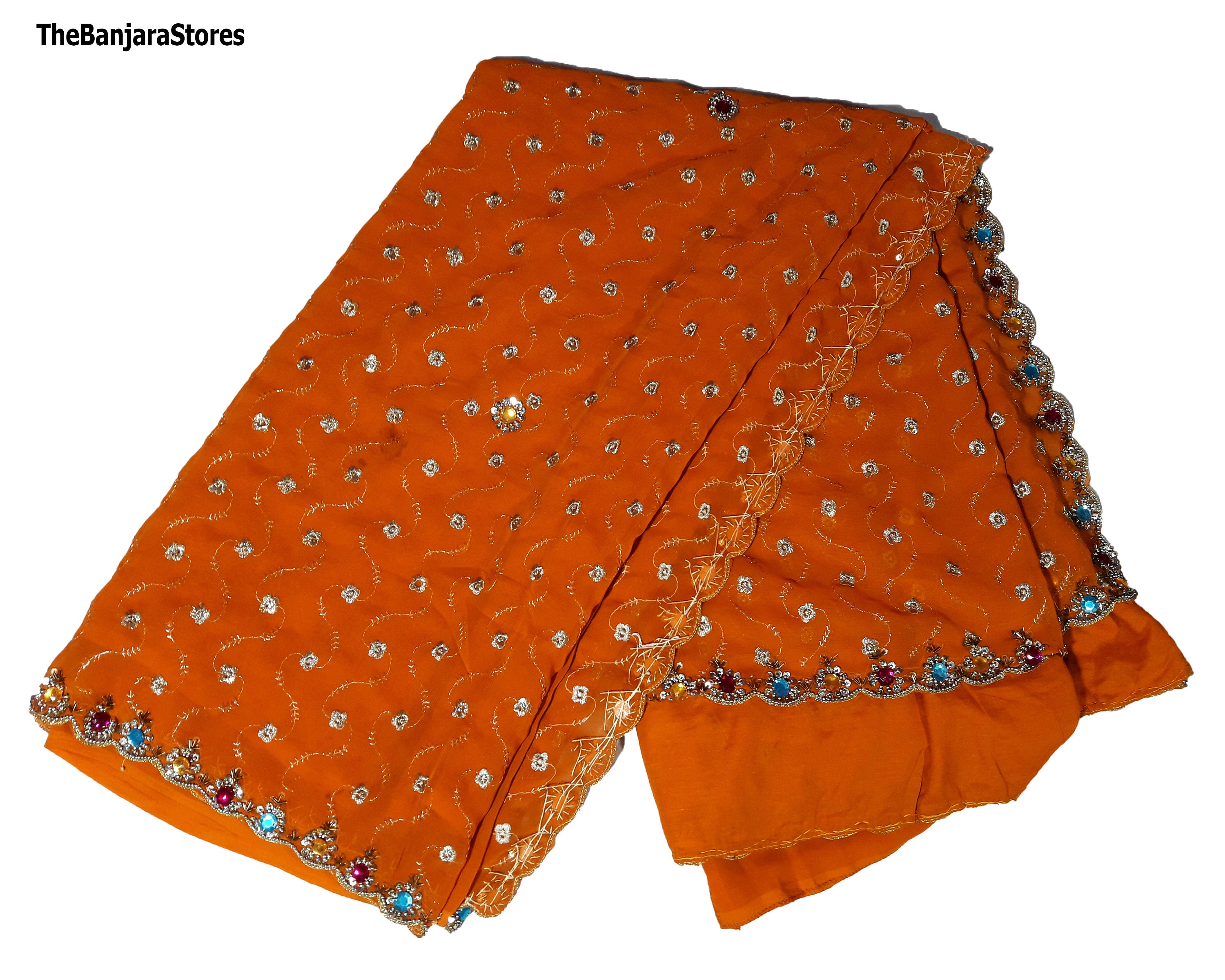 Vintage Indian Saree Sari Weaving Woven Very Beautiful Colorfull ...
