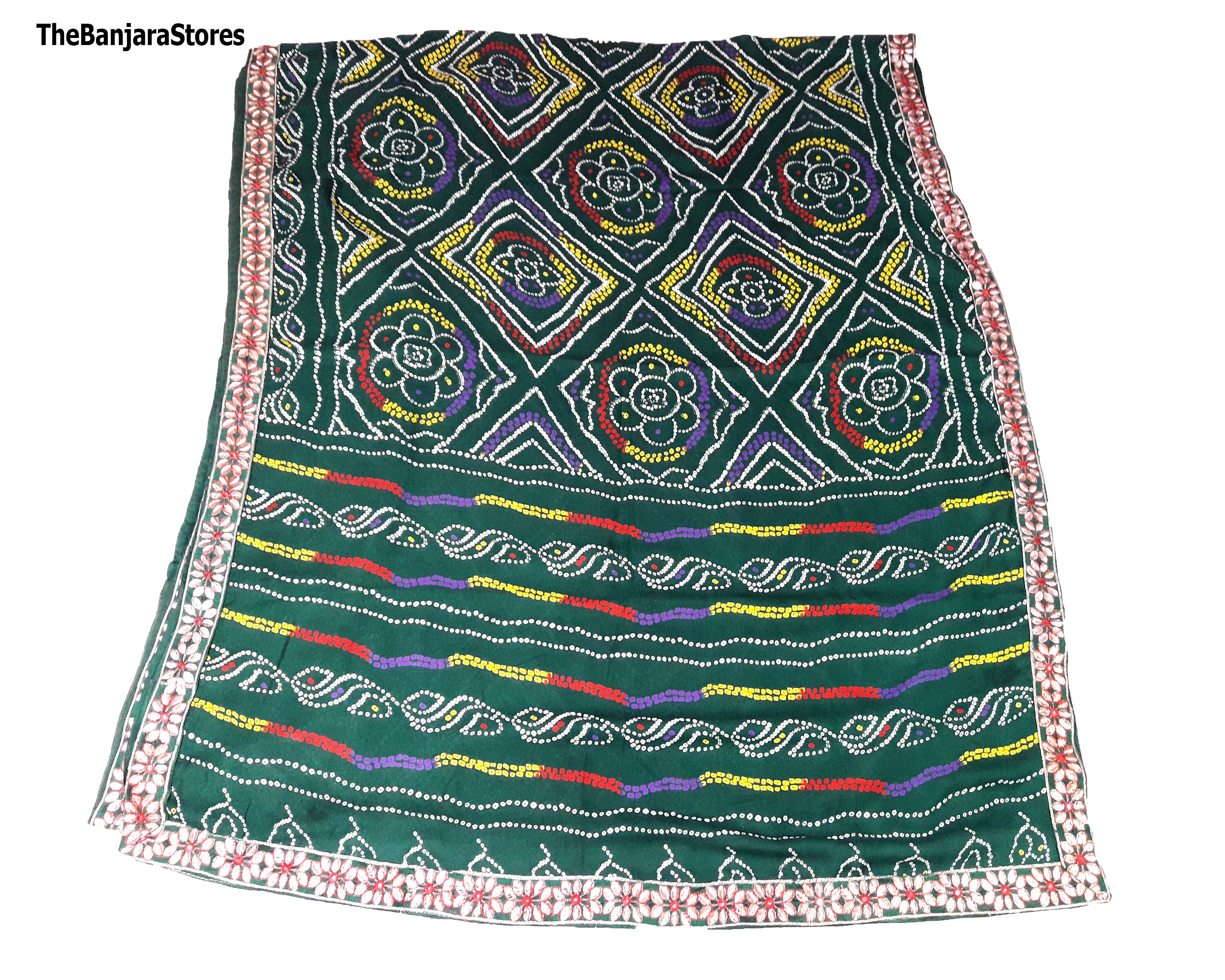 Vintage Indian Saree Sari Weaving Woven Very Beautiful Colorfull ...