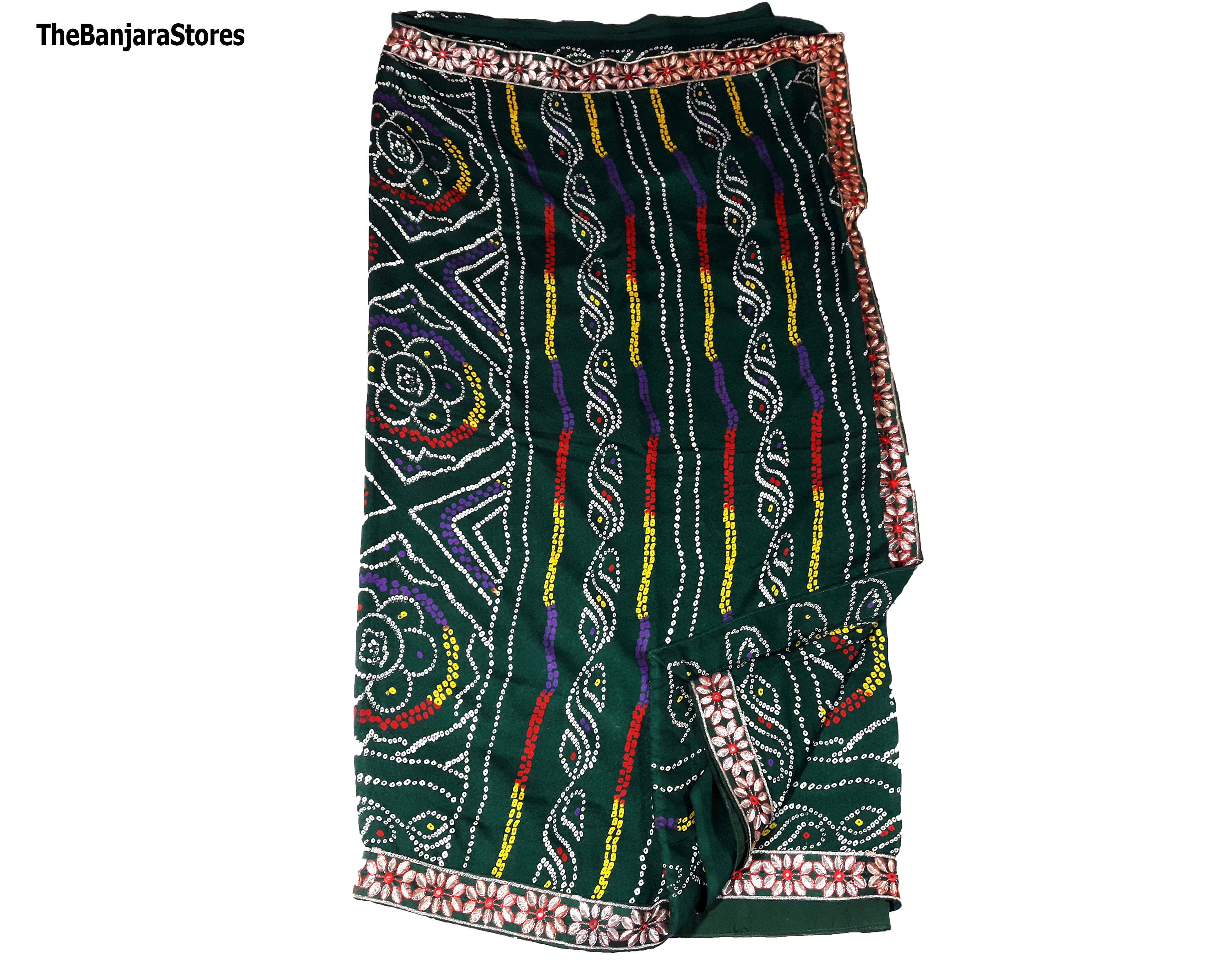 Vintage Indian Saree Sari Weaving Woven Very Beautiful Colorfull ...