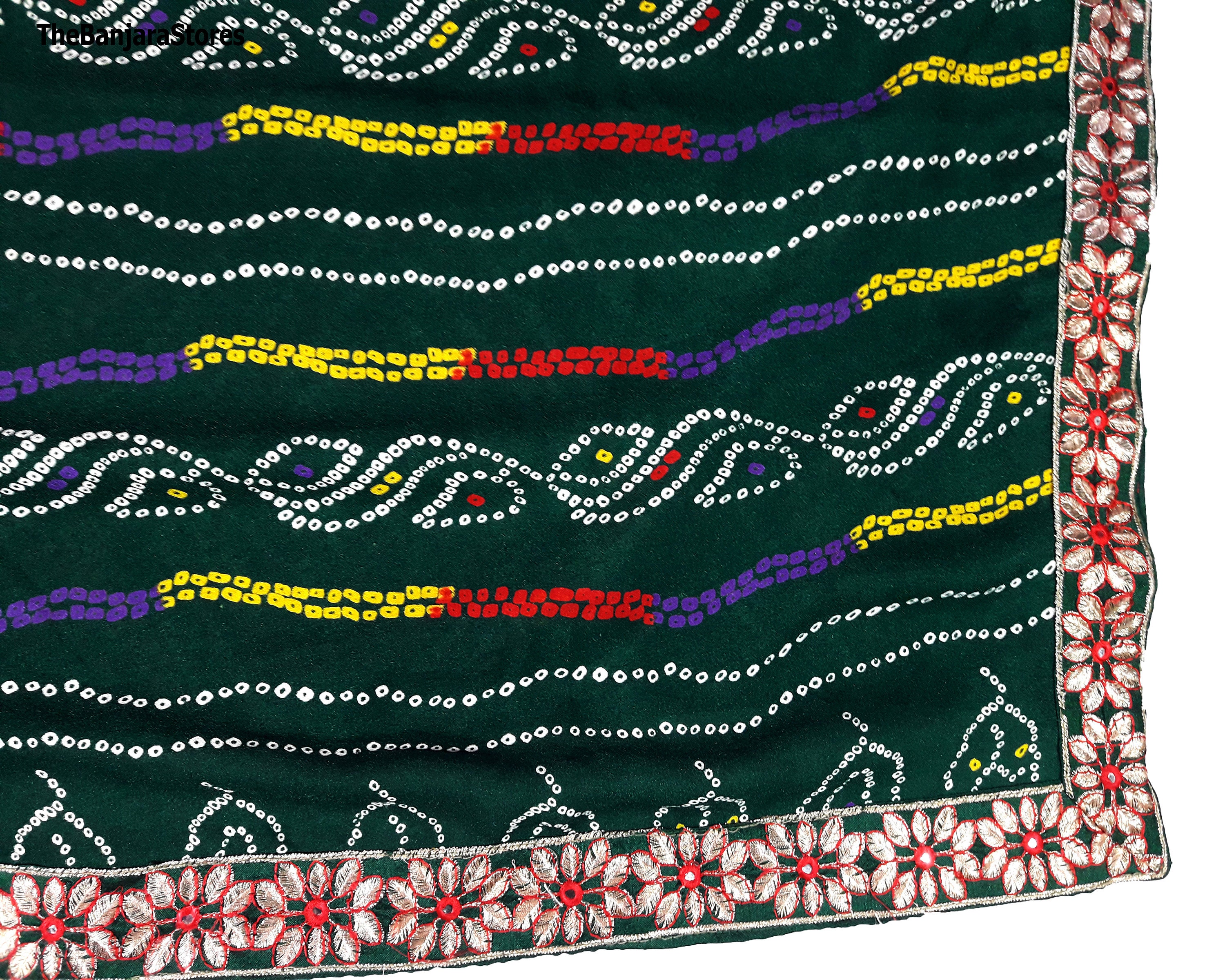 Vintage Indian Saree Sari Weaving Woven Very Beautiful Colorfull ...