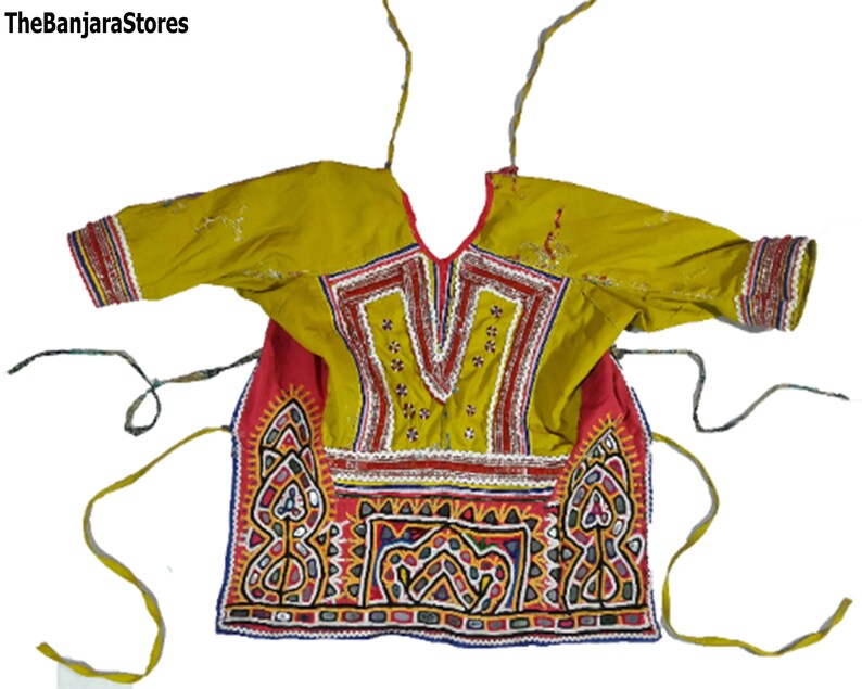 Vintage Rabari Banjara Choli Shirt Blouse Fine Mirror Work and - Etsy