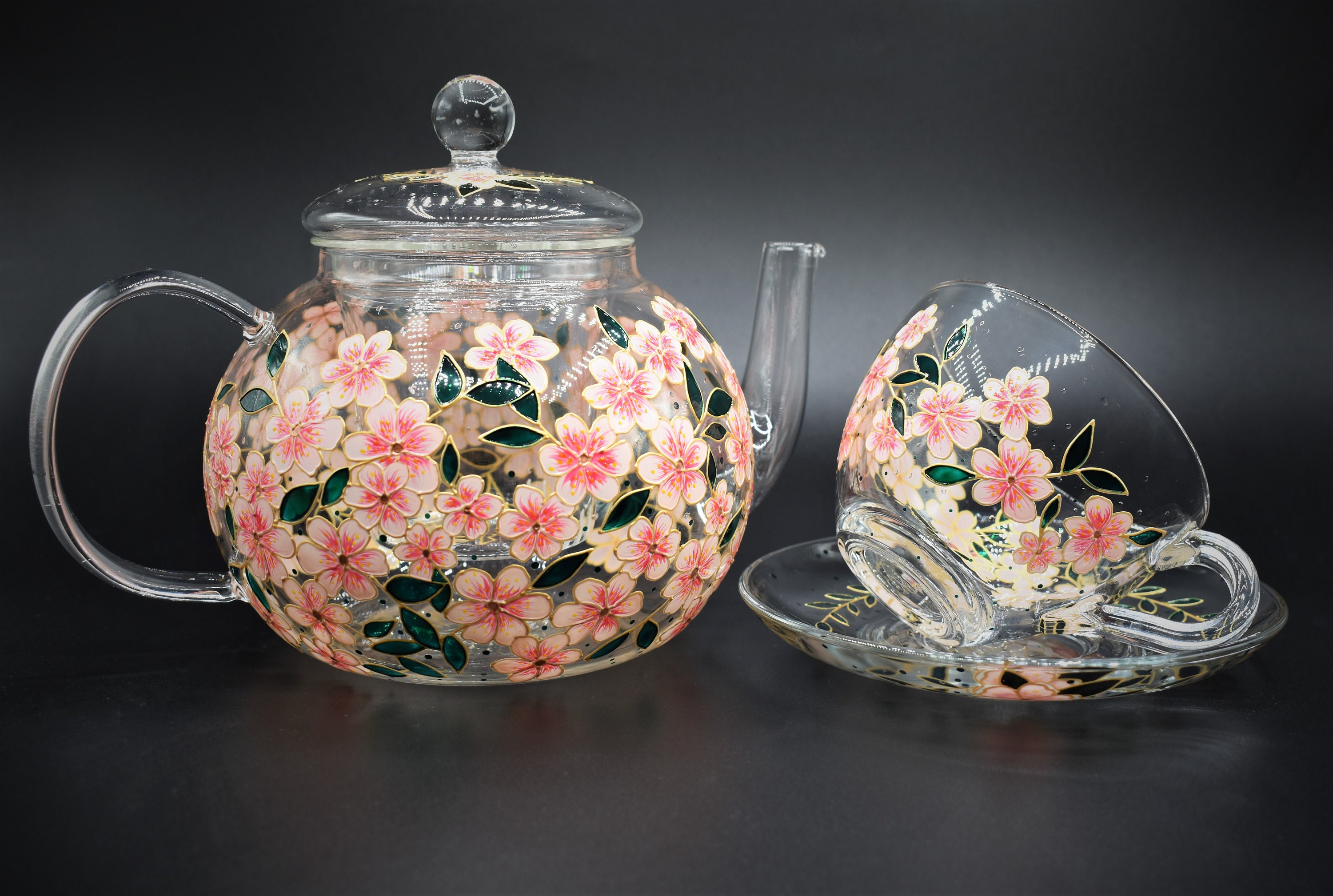 Cherry Blossom Tea Set Sakura Tea Set Cherry Blossom Tea Party | Etsy