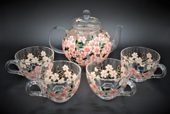 Cherry Blossom Tea Set Sakura Tea Set Cherry Blossom Tea Party - Etsy