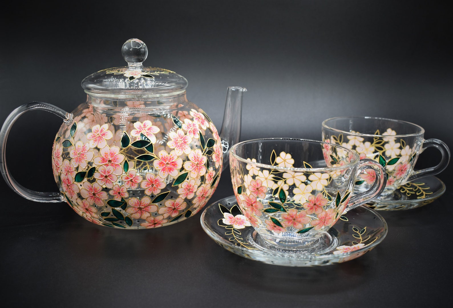 Cherry Blossom Tea Set Sakura Tea Set Cherry Blossom Tea Party | Etsy