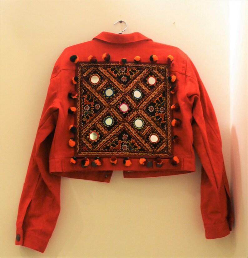 Cropped Vintage Festival Jacket - Etsy