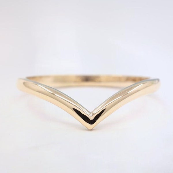 V Shape Ring - Etsy