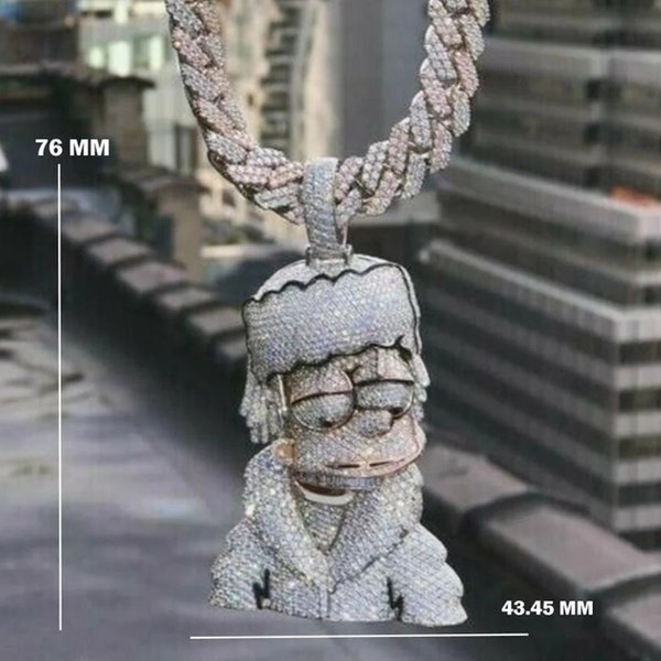 Bart Simpson Necklace - Etsy